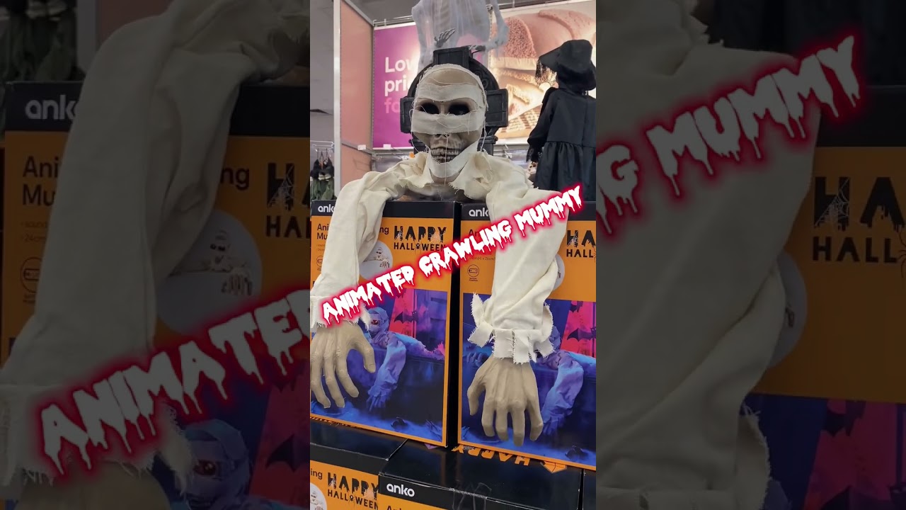 Animated Crawling Mummy Halloween 🎃 - YouTube