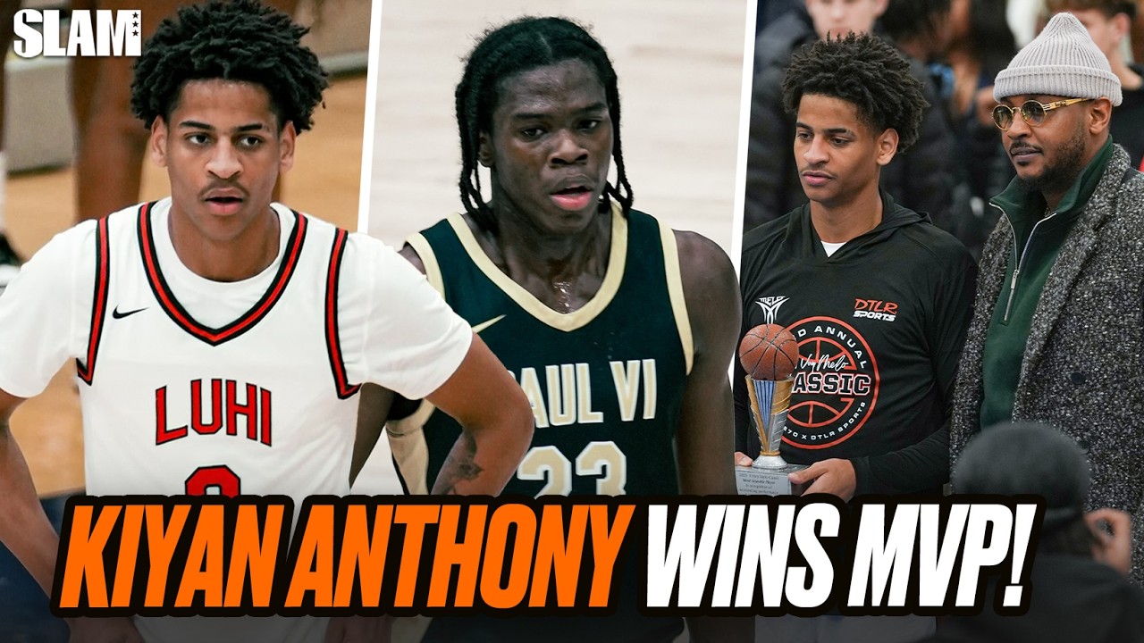 Kiyan Anthony Wins MVP 🆚 5⭐️ Junior Jordan Smith Jr. 🚨 | LuHi vs Paul ...