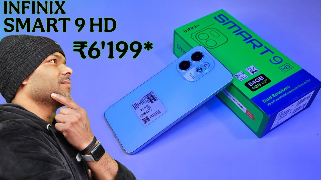 Infinix SMART 9 HD Mint Green Unboxing | Review | Camera | Price - YouTube