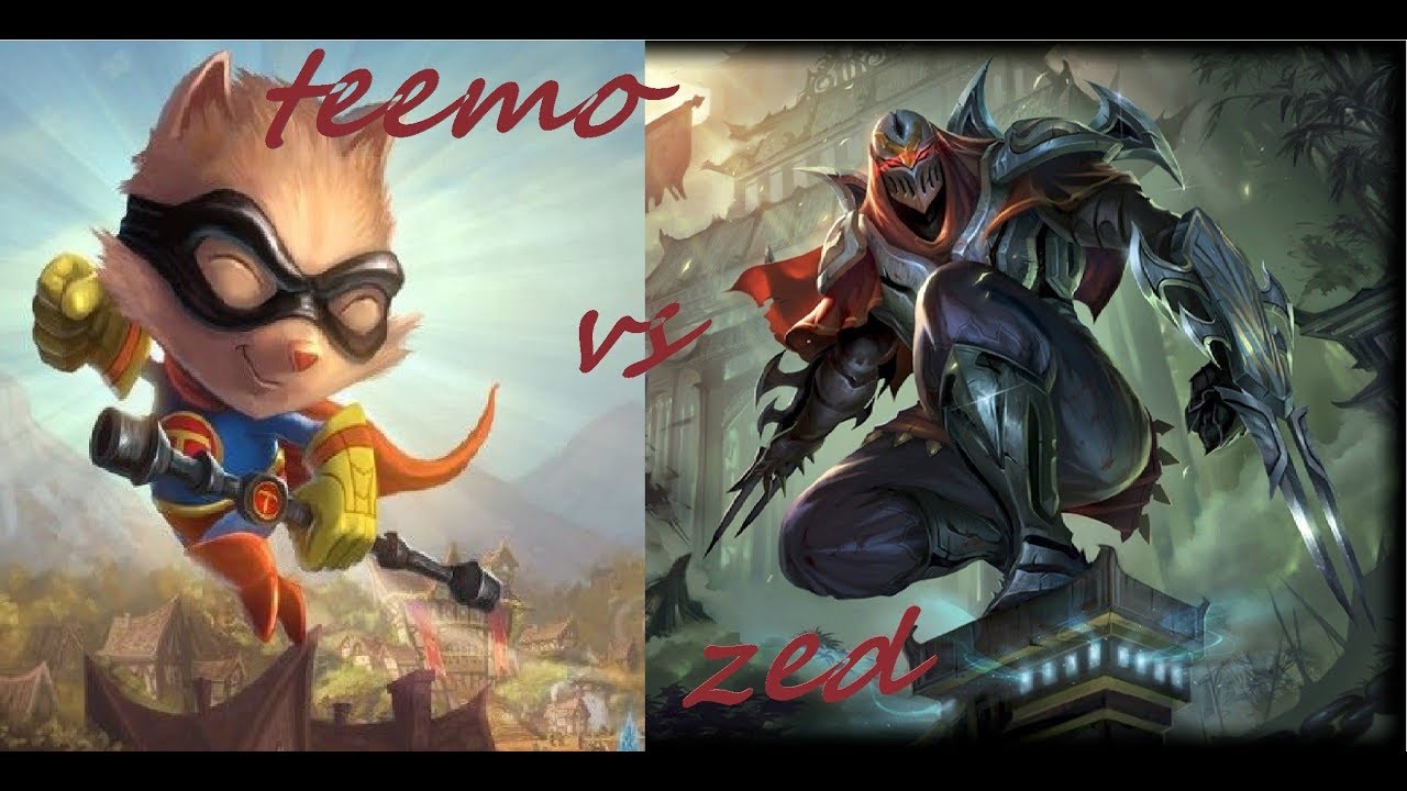 teemo vs zed en mid - YouTube