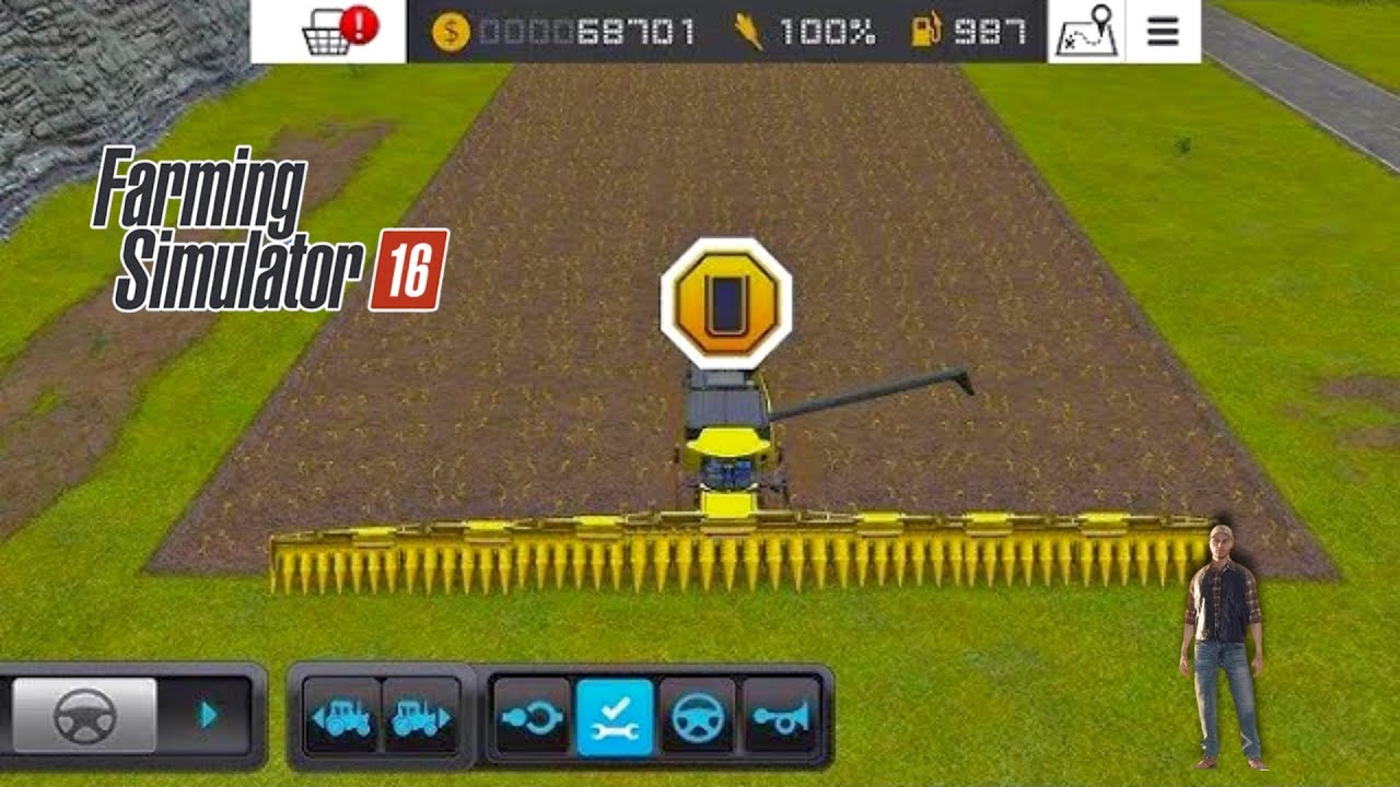 Fs 16 Harvest Corn Single Player ! Farming Simulator 16 | timelapse # ...