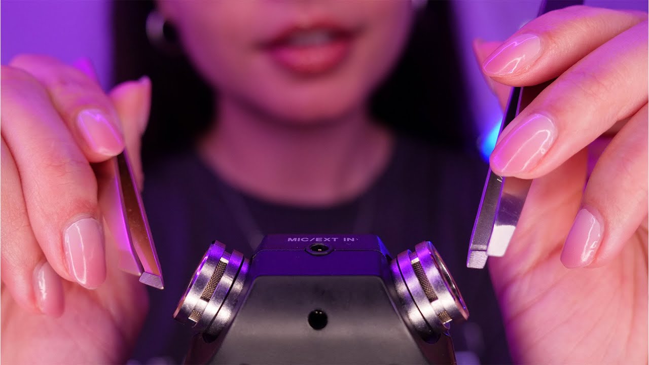 ASMR Plucking, Finger Flutters, and Tweezer Sounds For Endless *Tingles ...