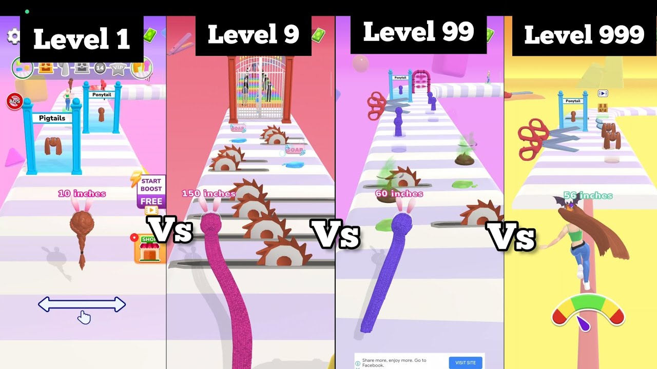 Wig Run Gameplay - YouTube
