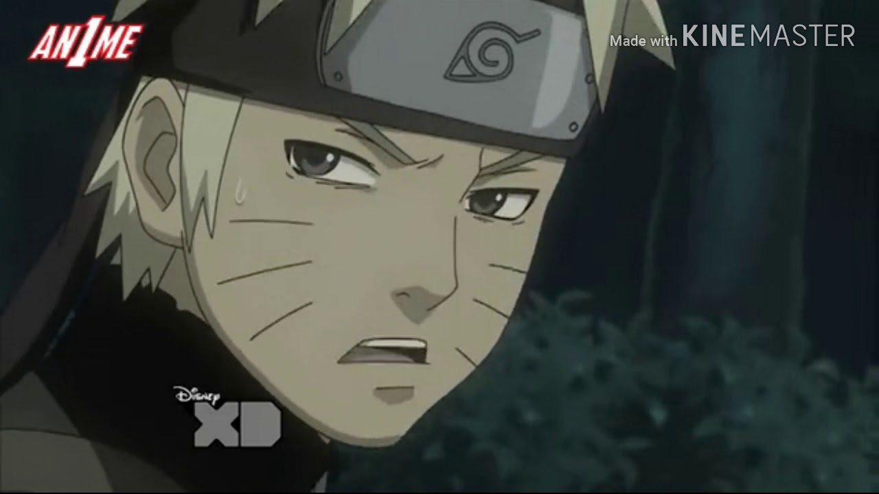 Naruto got chased by Boar English dub Disney XD - YouTube