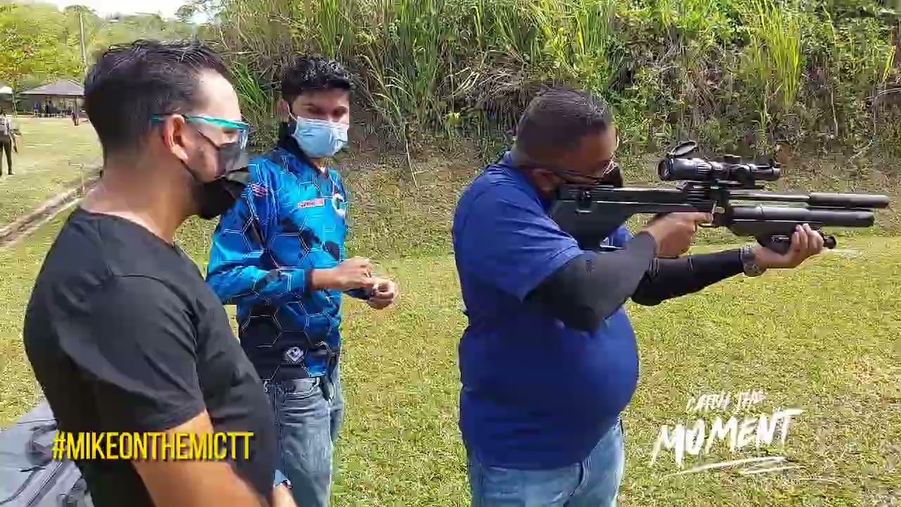 IDPA TRINIDAD air rifle shooting competition - YouTube