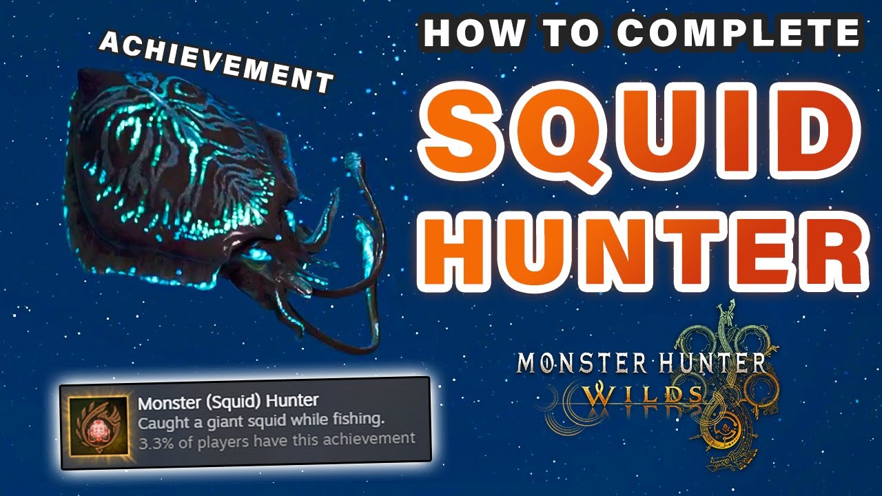 How to Get Monster Squid Hunter Achievement Monster Hunter Wilds - YouTube