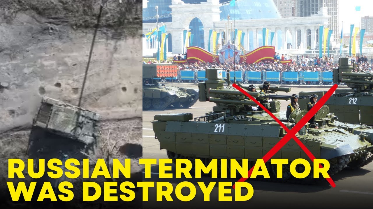 Destroyed Russian BMPT "Terminator" - YouTube