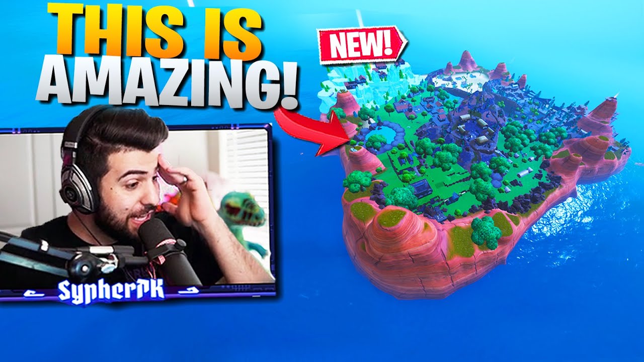 I Tried Fortnite's *NEW* 16 PLAYER Battle Royale Map! - YouTube