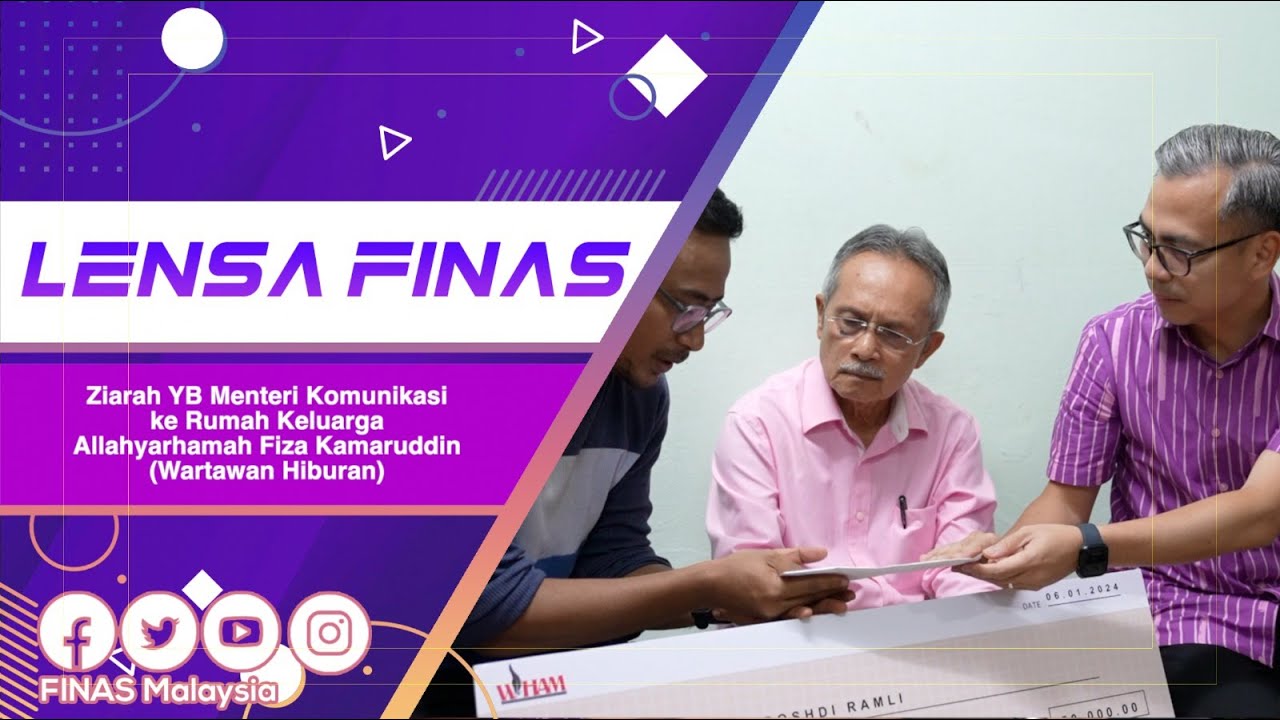 LENSA FINAS: ZIARAH YB MENTERI KOMUNIKASI KE RUMAH ALLAHYARHAMAH FIZA ...