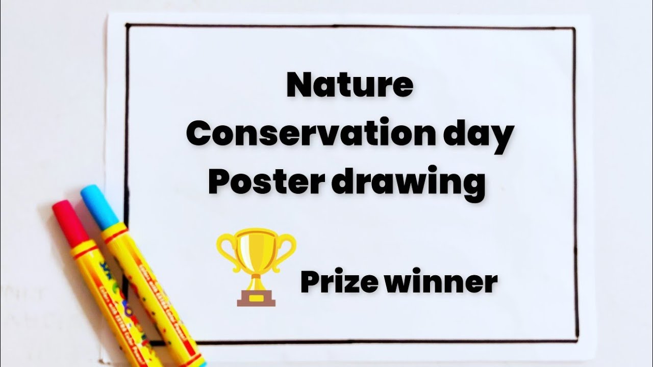 World Nature Conservation Day Drawing| Nature Conservation Day Poster ...