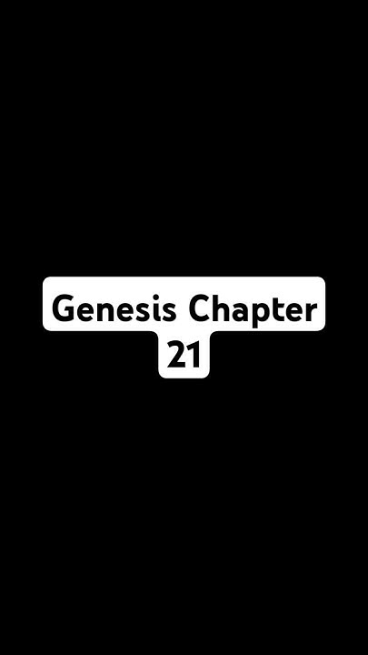 THE HOLY BIBLE : Genesis Chapter 21 - YouTube