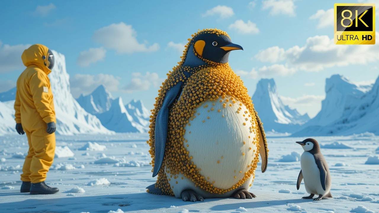 Rescuing a penguin Trapped in a Giant Barnacle | Heart-Touching Animal ...