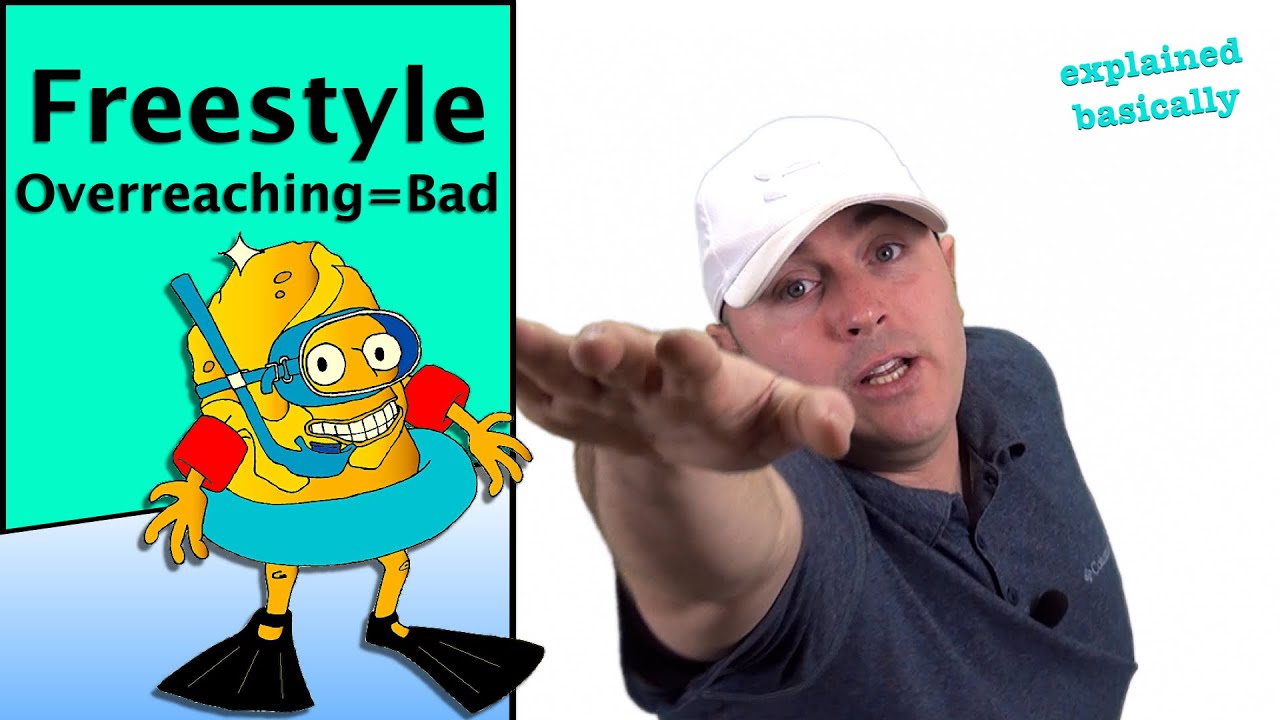 Freestyle Swim Technique Lesson Nugget (Overreaching) #swimlesson # ...