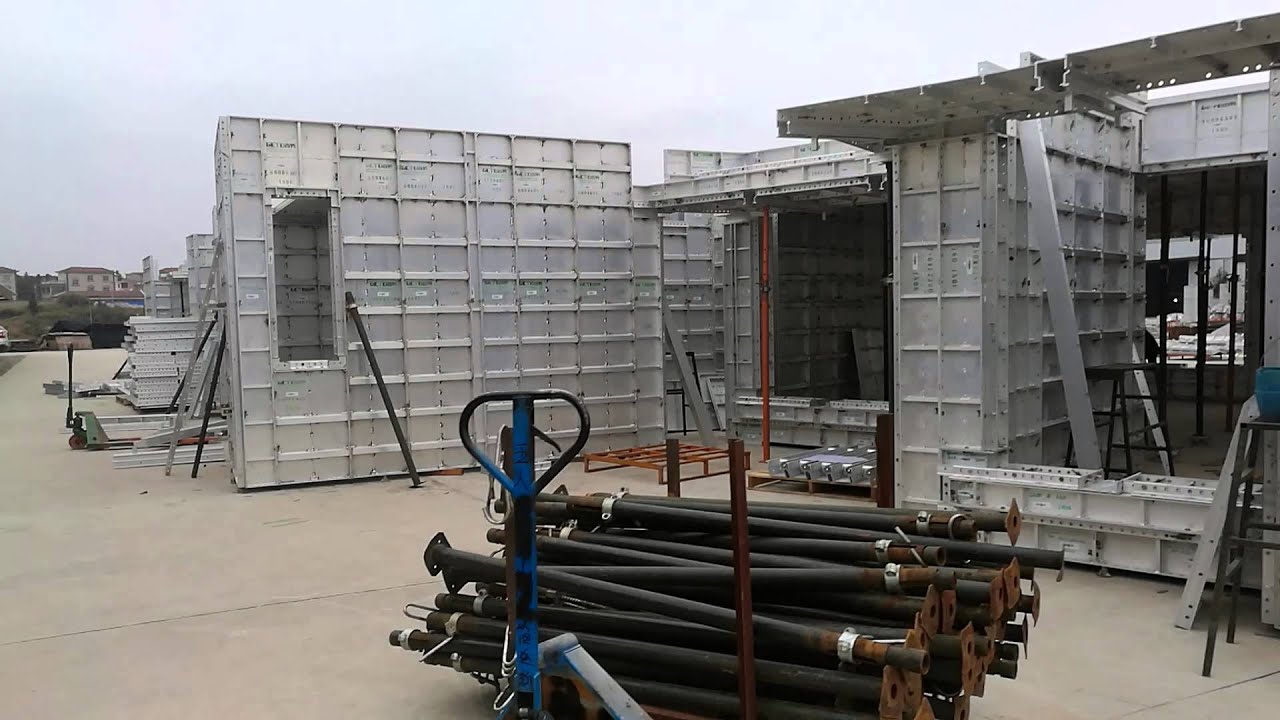GETO OXYGREEN - MOCK-UP IN FACTORY - ALUMINIUM FORMWORK SYSTEM - YouTube