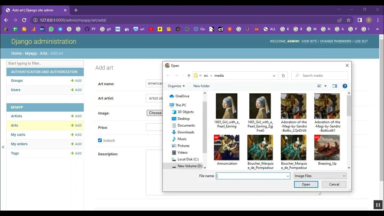 Art Gallery Management System in Python Django - YouTube