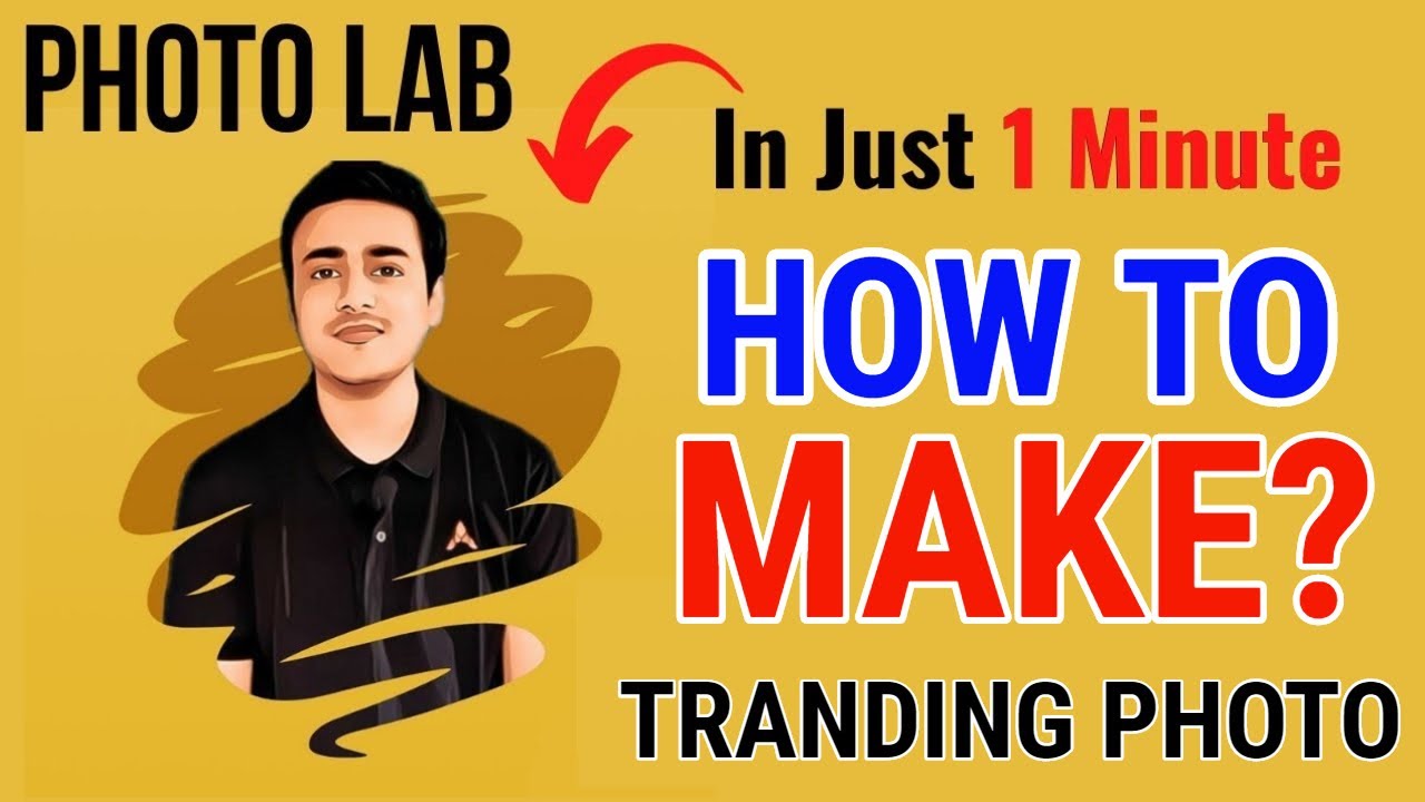 Photo Lab App Editing | How to Use PhotoLab App | Make Trending Photo ...