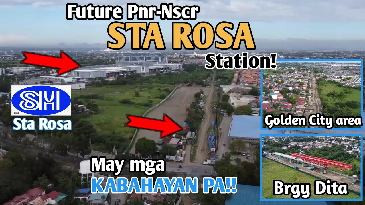 Dami na ng Poste! PNR-NSCR STA ROSA AREA UPDATE! W/ Red Launching ...