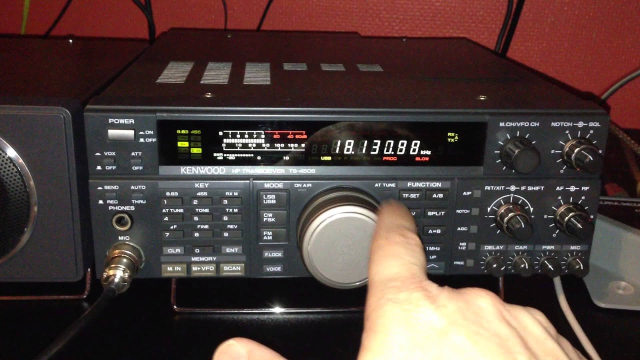 KENWOOD TS-450SAT - YouTube