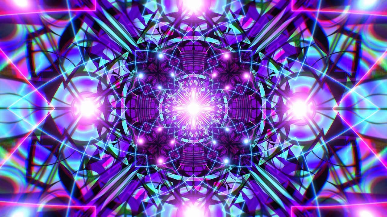 Visual loop background with a shining and captivating pattern - YouTube