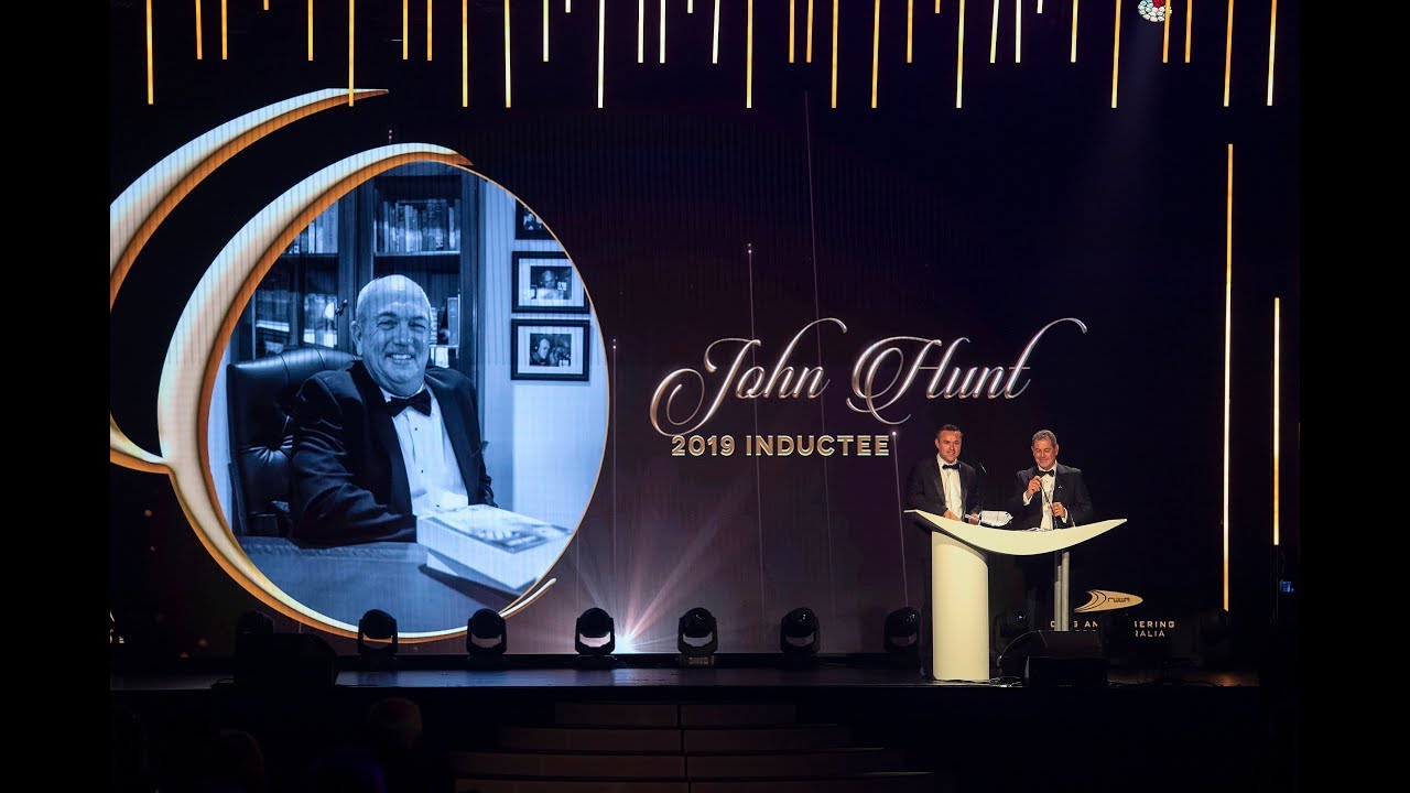 JOHN HUNT 2019 WA RACING INDUSTRY HALL OF FAME INDUCTEE - YouTube