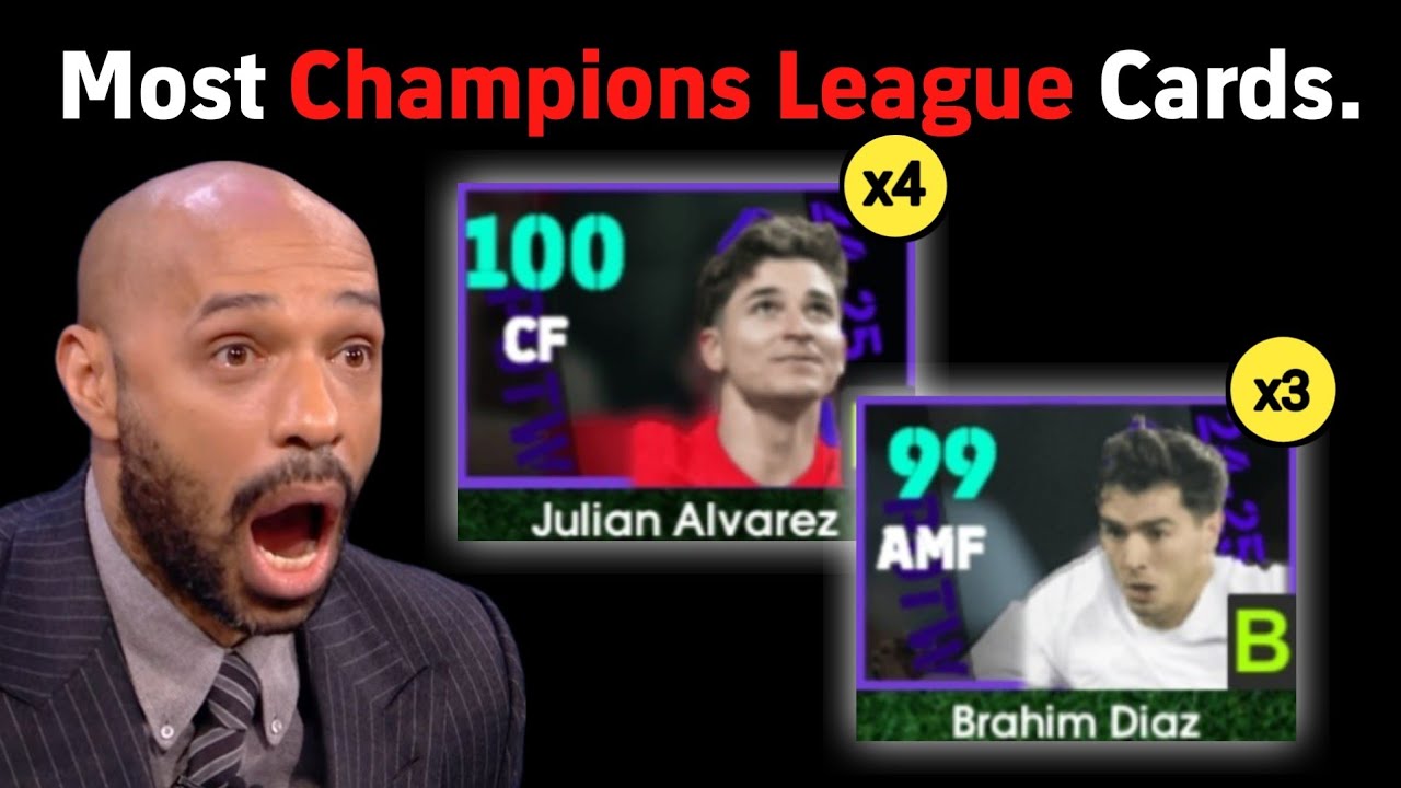 Player With The Most POTW ECC Cards In eFootball 2025 🔥 - YouTube