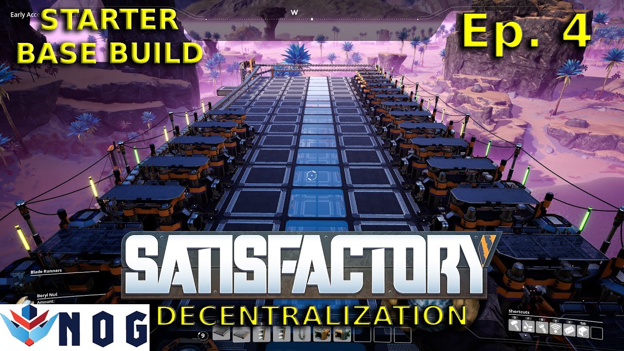 Satisfactory Decentralization Ep4 | Real Starter Base Going Up - YouTube