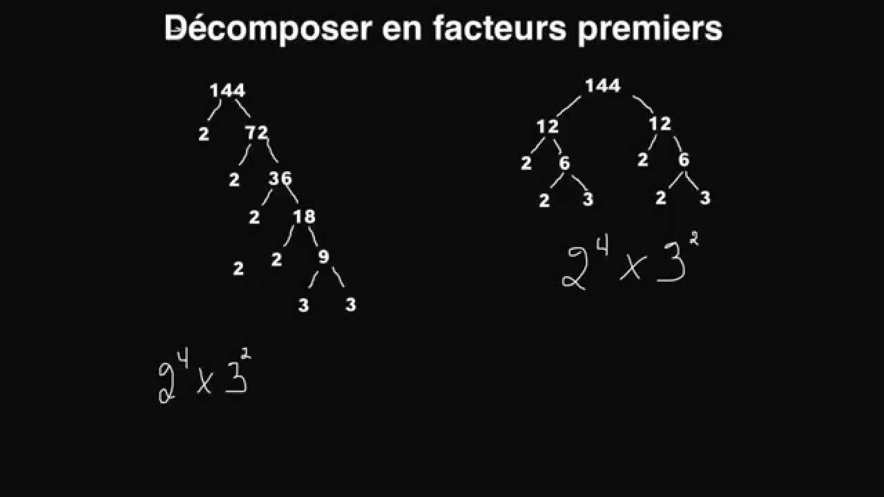 9. Décomposition en facteurs premiers - YouTube