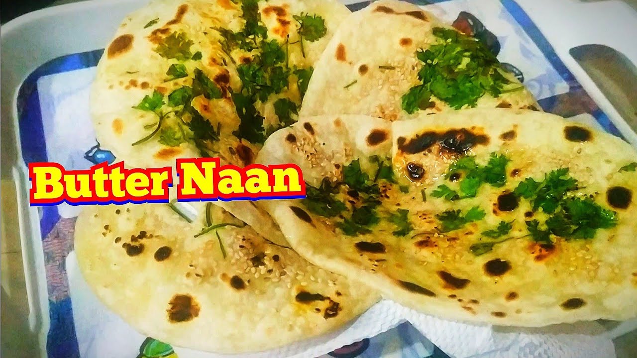 #butternaan Butter naan recipe, Butter naan at home, Butter naan roti ...