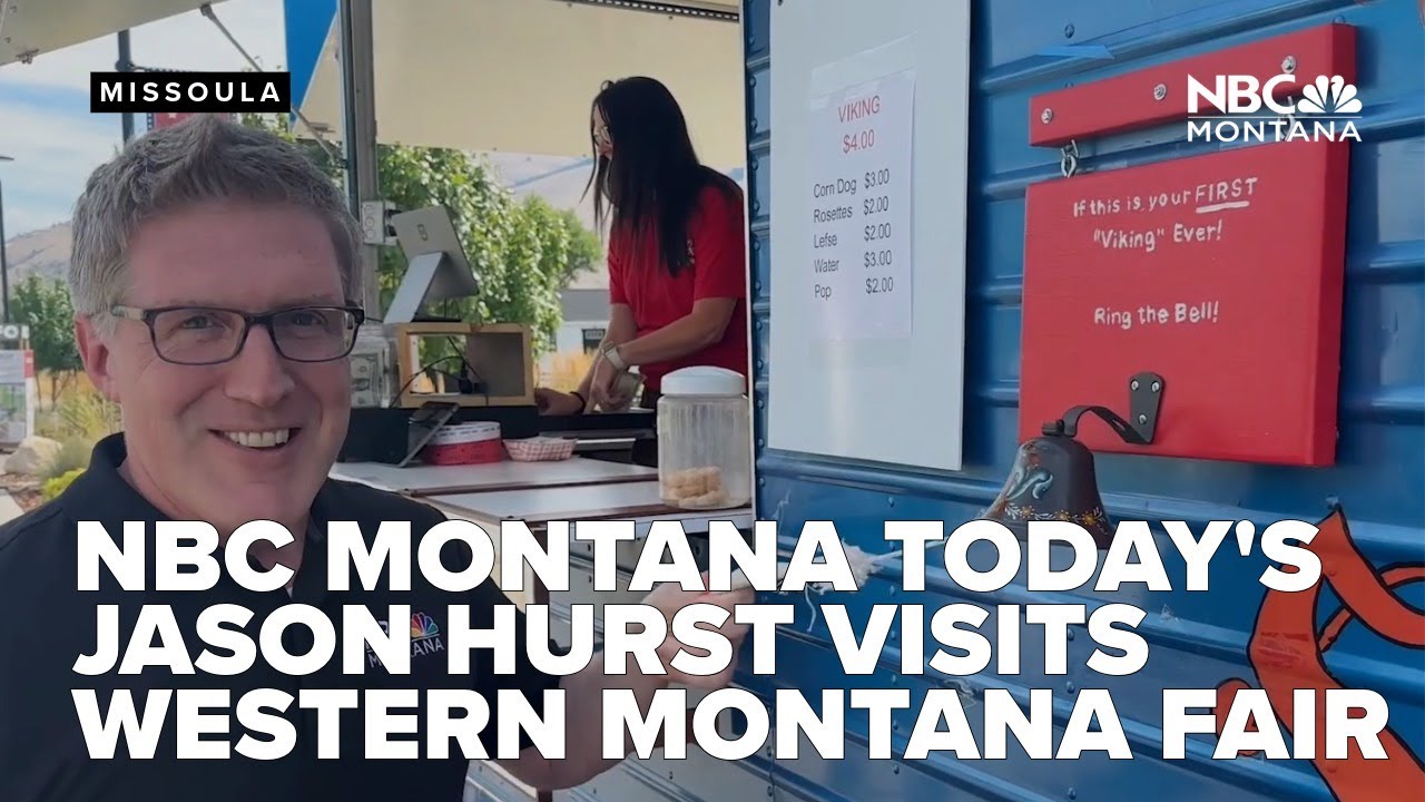 NBC Montana Today's Jason Hurst visits the Western Montana Fair - YouTube