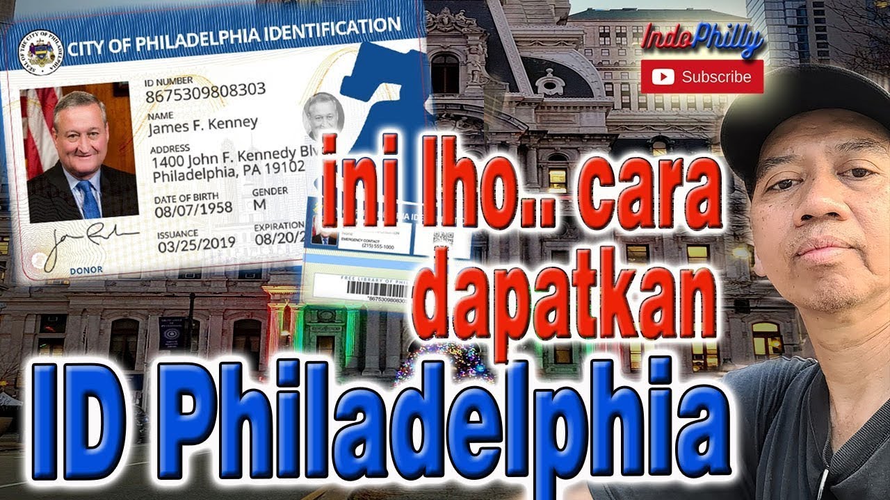 Cara buat KTP / ID Philadelphia, PA, USA - YouTube