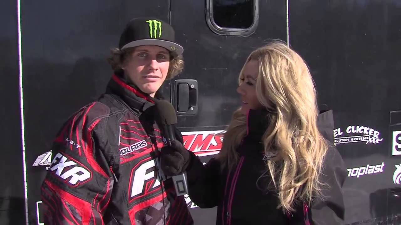 Carly Aplin interviews Kody Kamm | AMSOIL Championship Snocross - YouTube