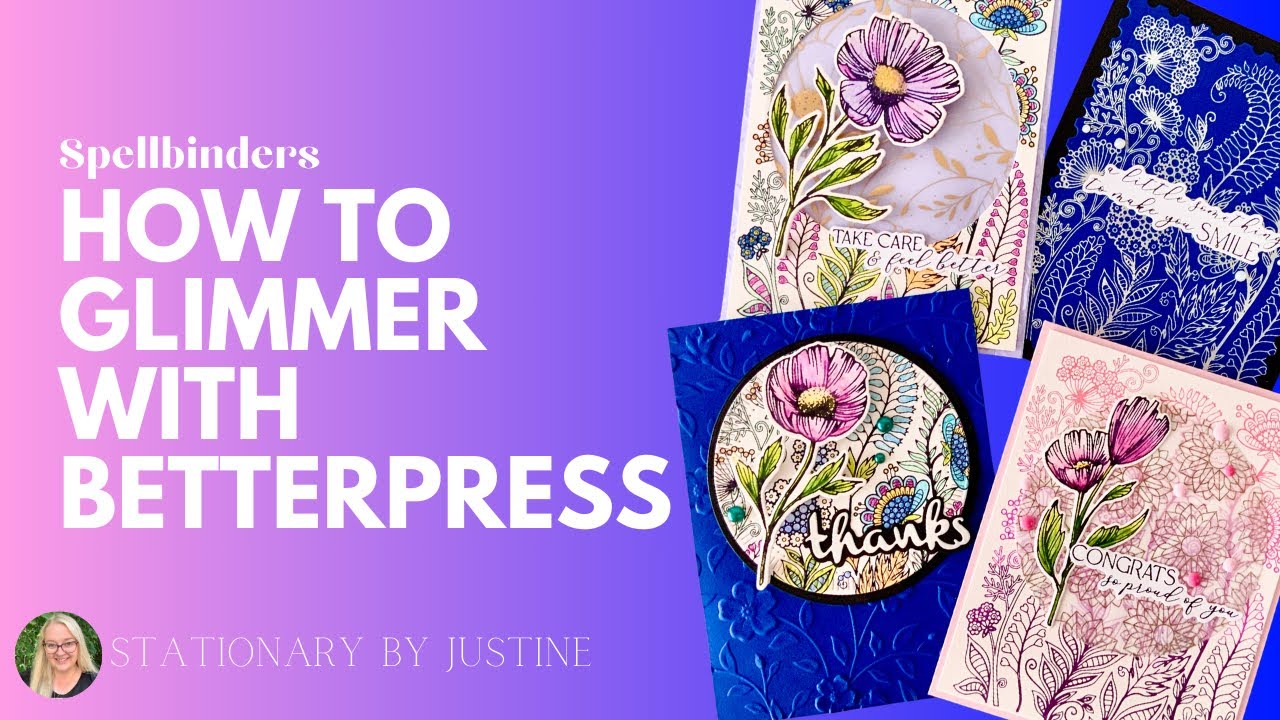 Stunning Results: BetterPress Glimmer Tutorial - YouTube