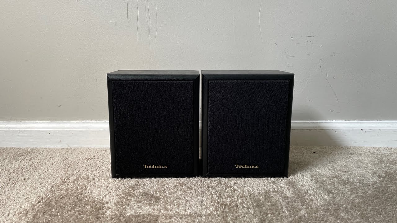 Technics SB-S35 Home Theater Surround Speakers - YouTube