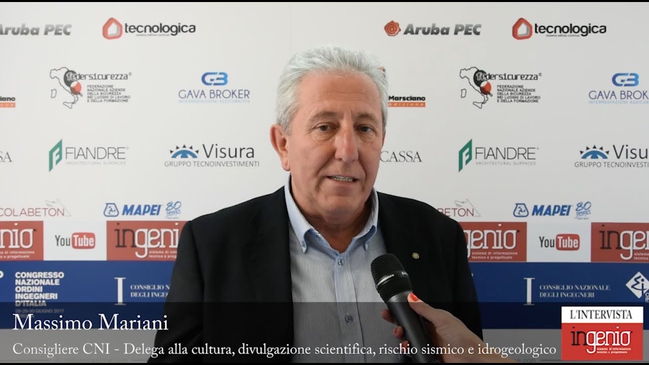 MASSIMO MARIANI, CONGRESSO NAZIONALE ORDINI INGEGNERI D'ITALIA - YouTube