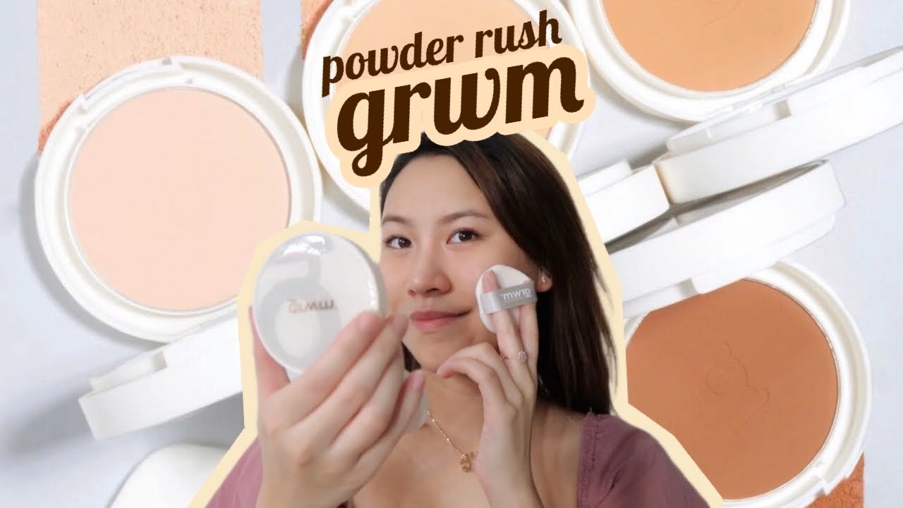 GRWM VELVET SETTING POWDER REVIEW 2022 | acne-prone sensitive skin ...