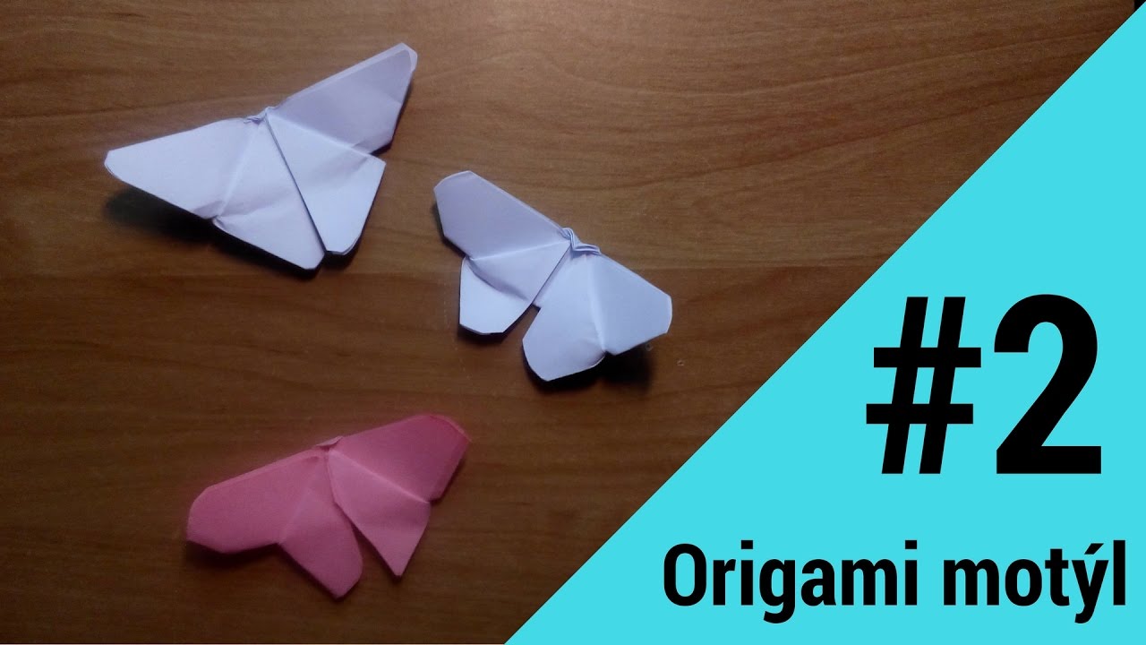 Origami Motýl - YouTube