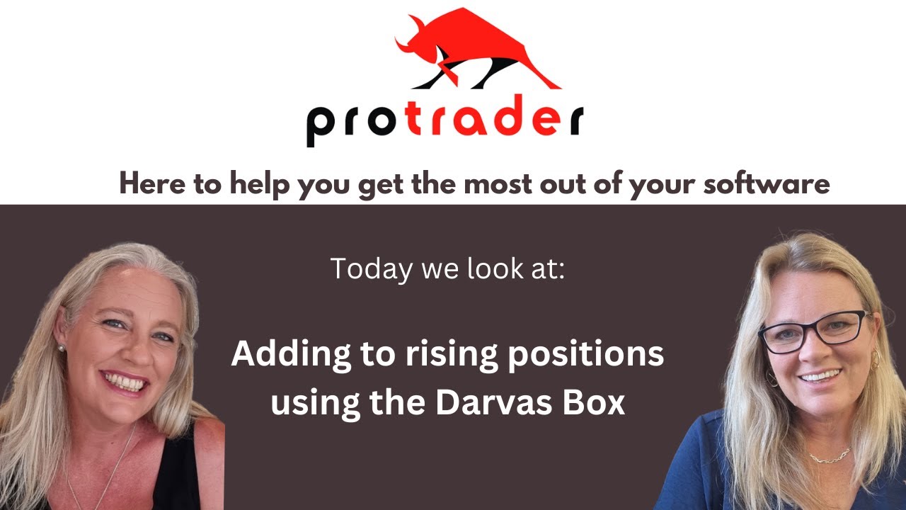 Adding to a rising position using Darvas Box - YouTube