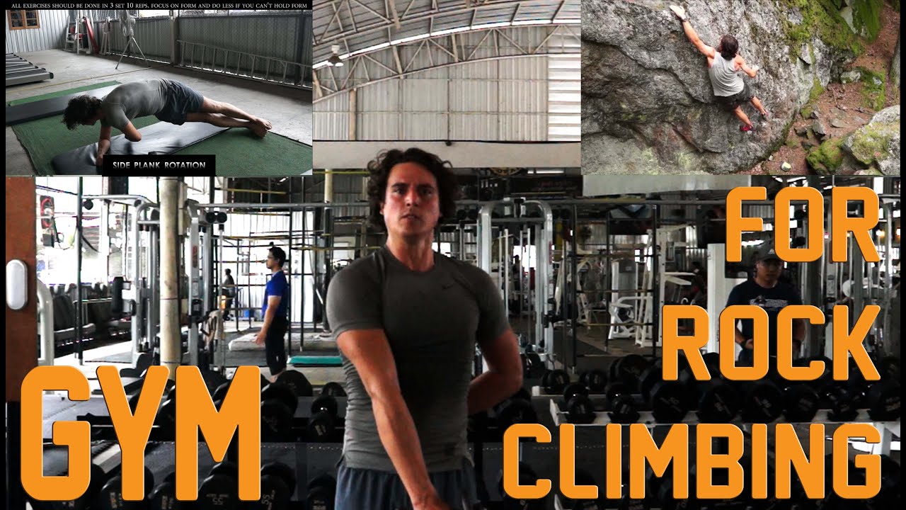 The Best Strength Exercises for Rock Climbing in a Gym 2/3 - YouTube