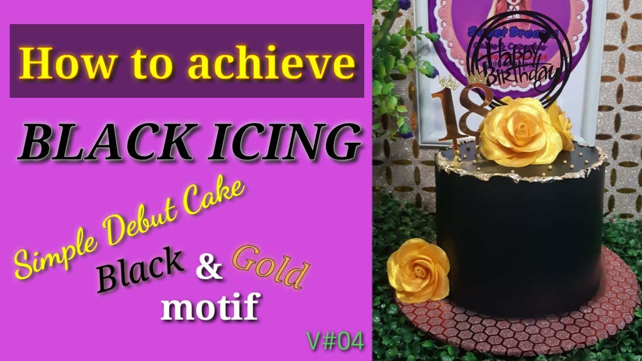 HOW TO ACHIEVE BLACK ICING | TIPS & TRICKS | Beauty Baker Ph - YouTube