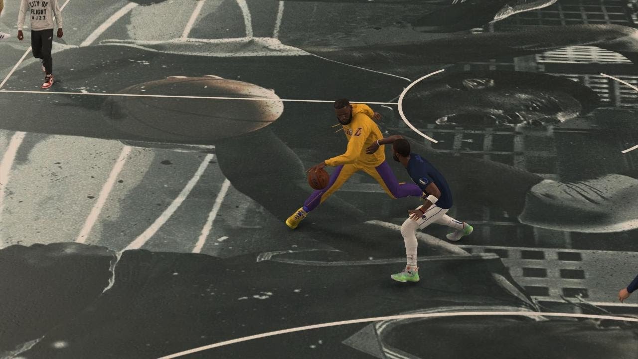 Crazy nutmeg in NBA2K24 - YouTube