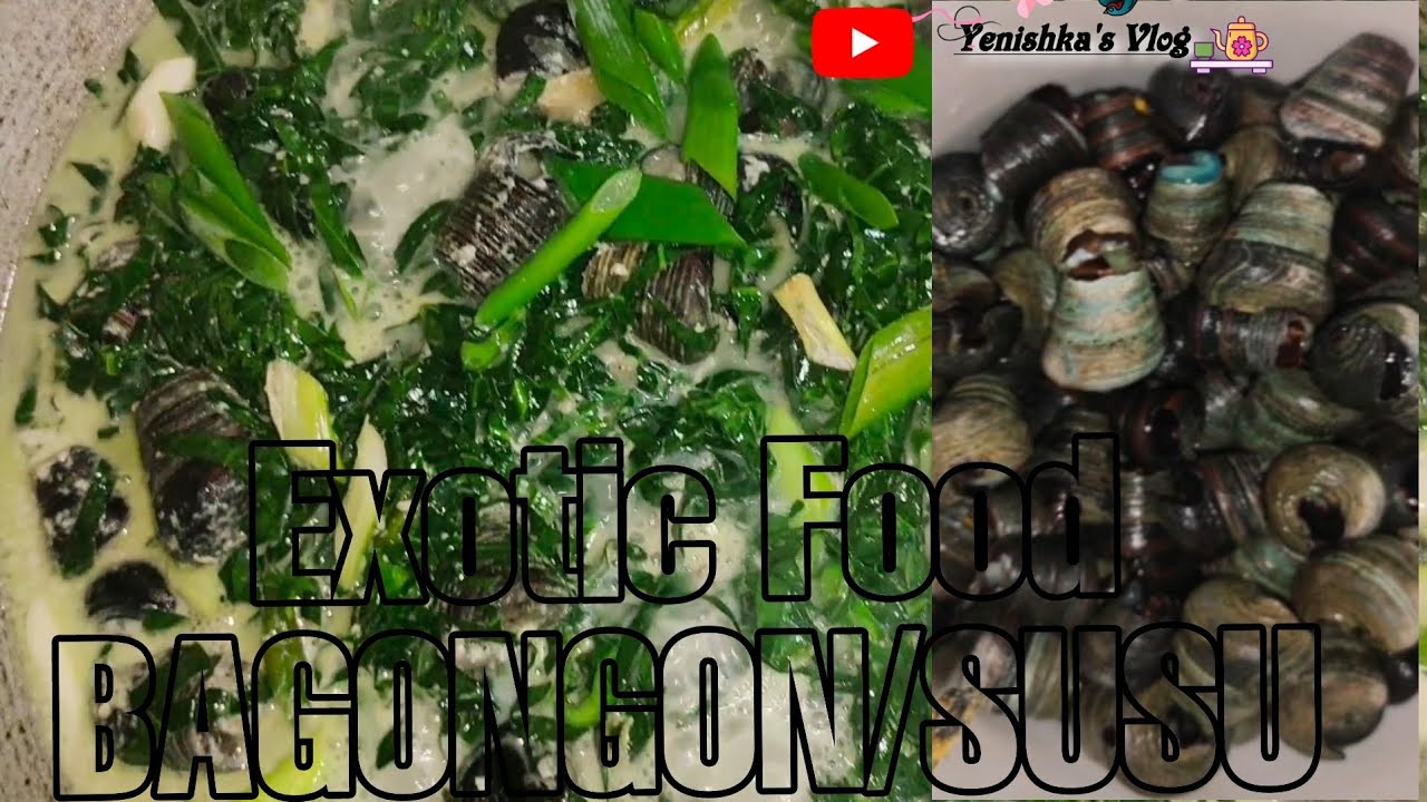 EXOTIC FOOD, HOW TO COOK BAGO-NGON / SUSU - YouTube