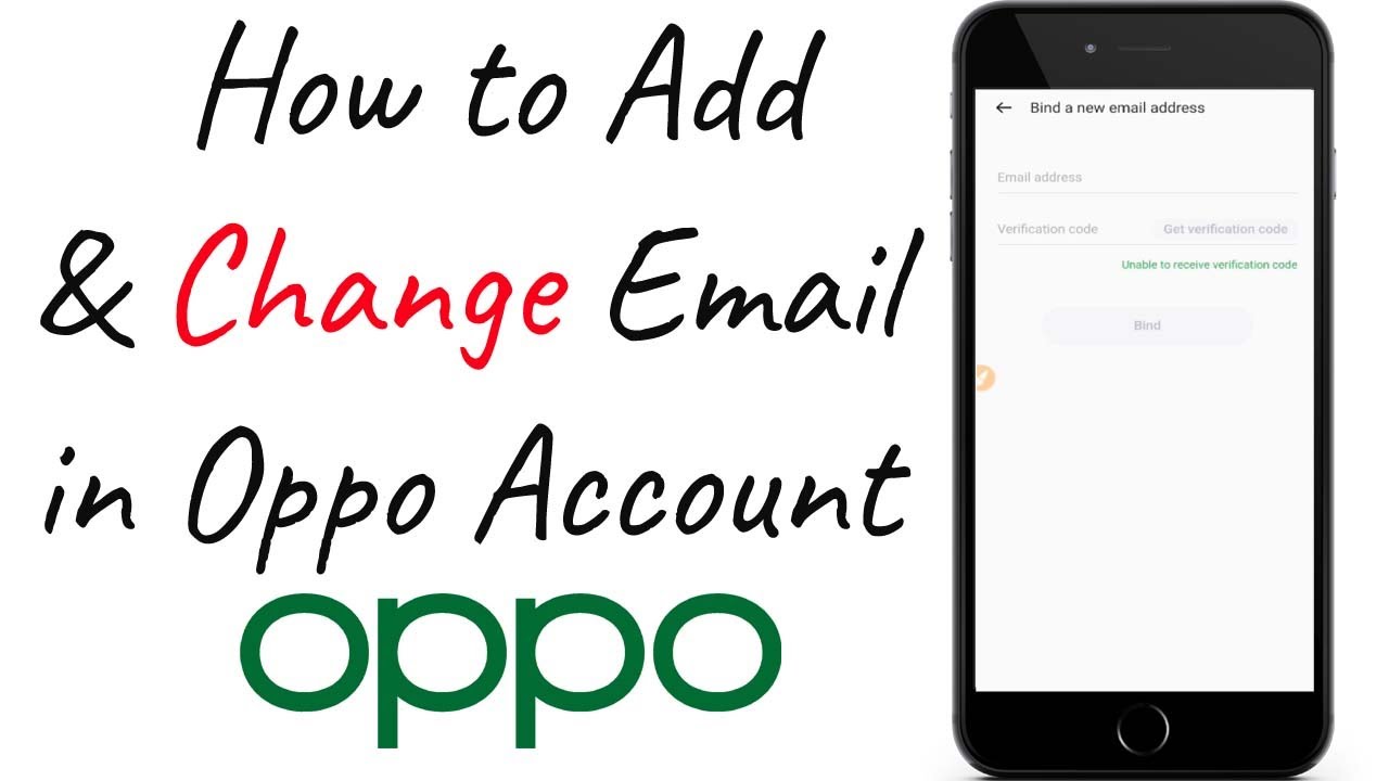 How to Add and Change Email in Oppo Account - YouTube