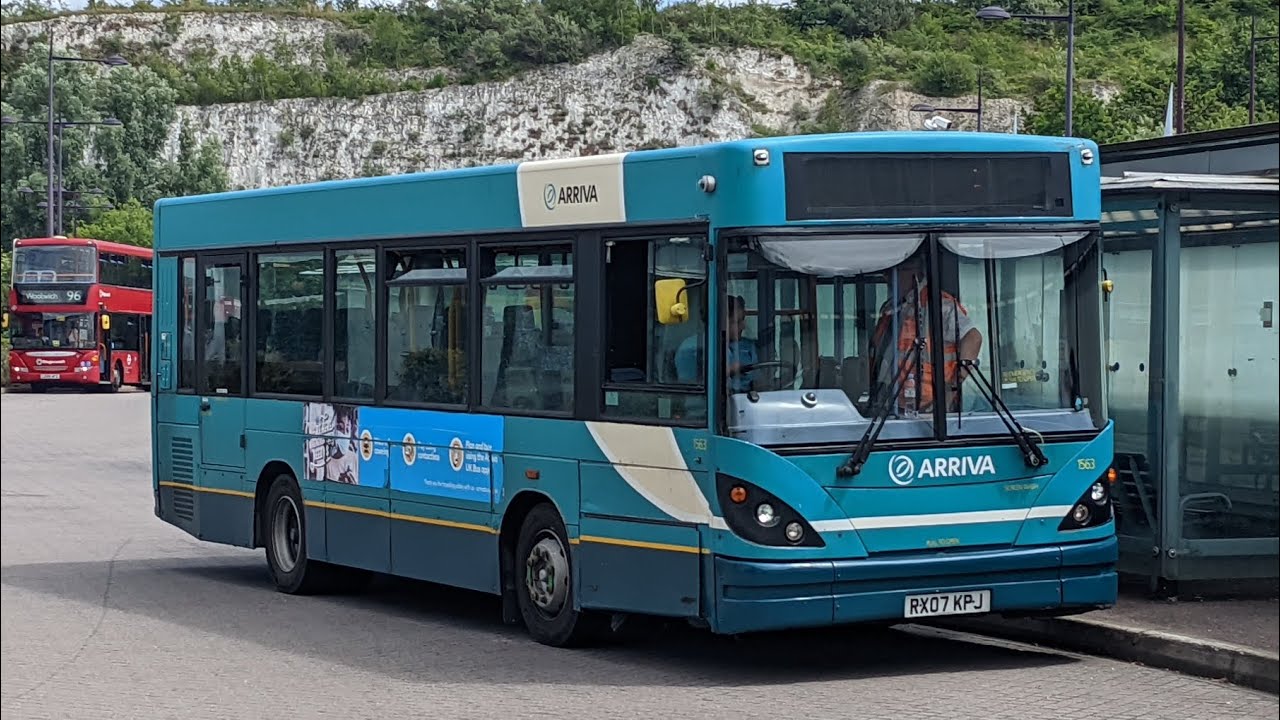 Arriva Kent Thameside RX07 KPJ 1563 Dennis Dart SLF Caetano Nimbus ...