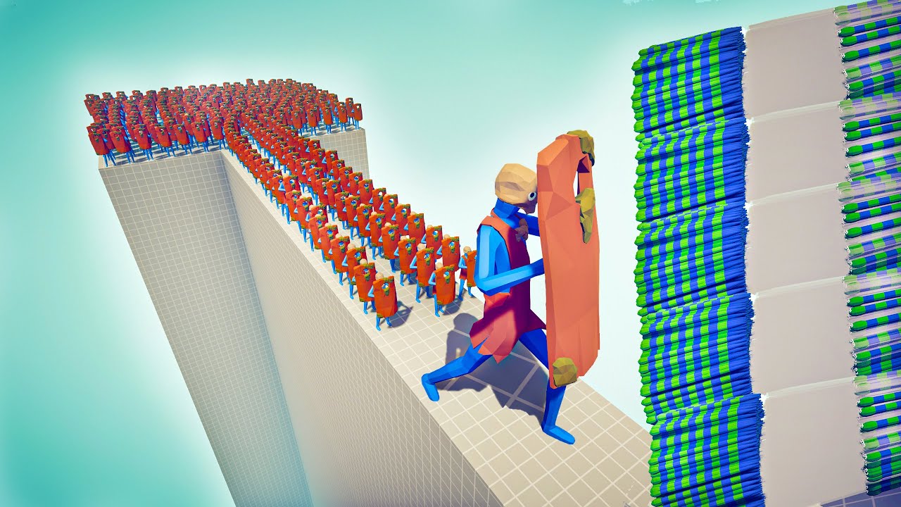 CAN 100x PROTECTOR SURVIVE ON BRIDGE? - Totally Accurate Battle ...