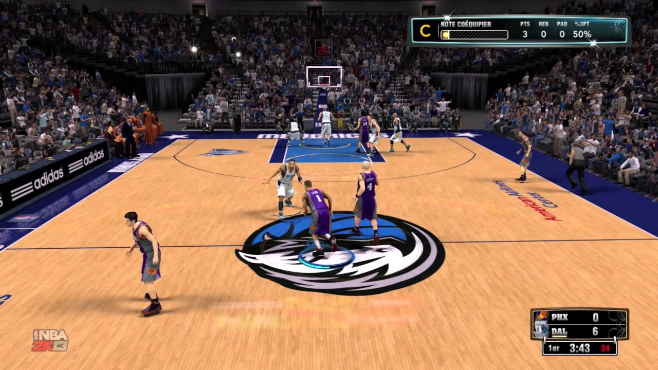 NBA 2K13 Amazing half court shot!!!!! HD - YouTube