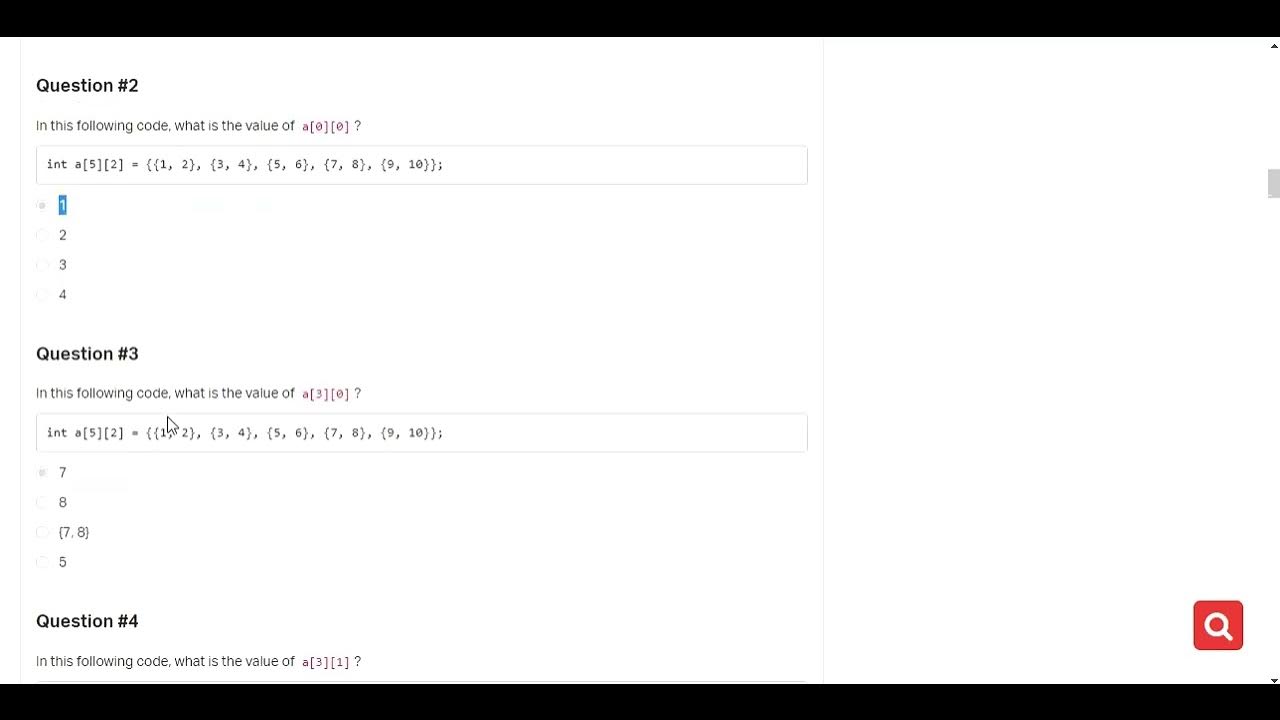 0x07 C Even More Pointers Arrays And Strings Quiz Youtube