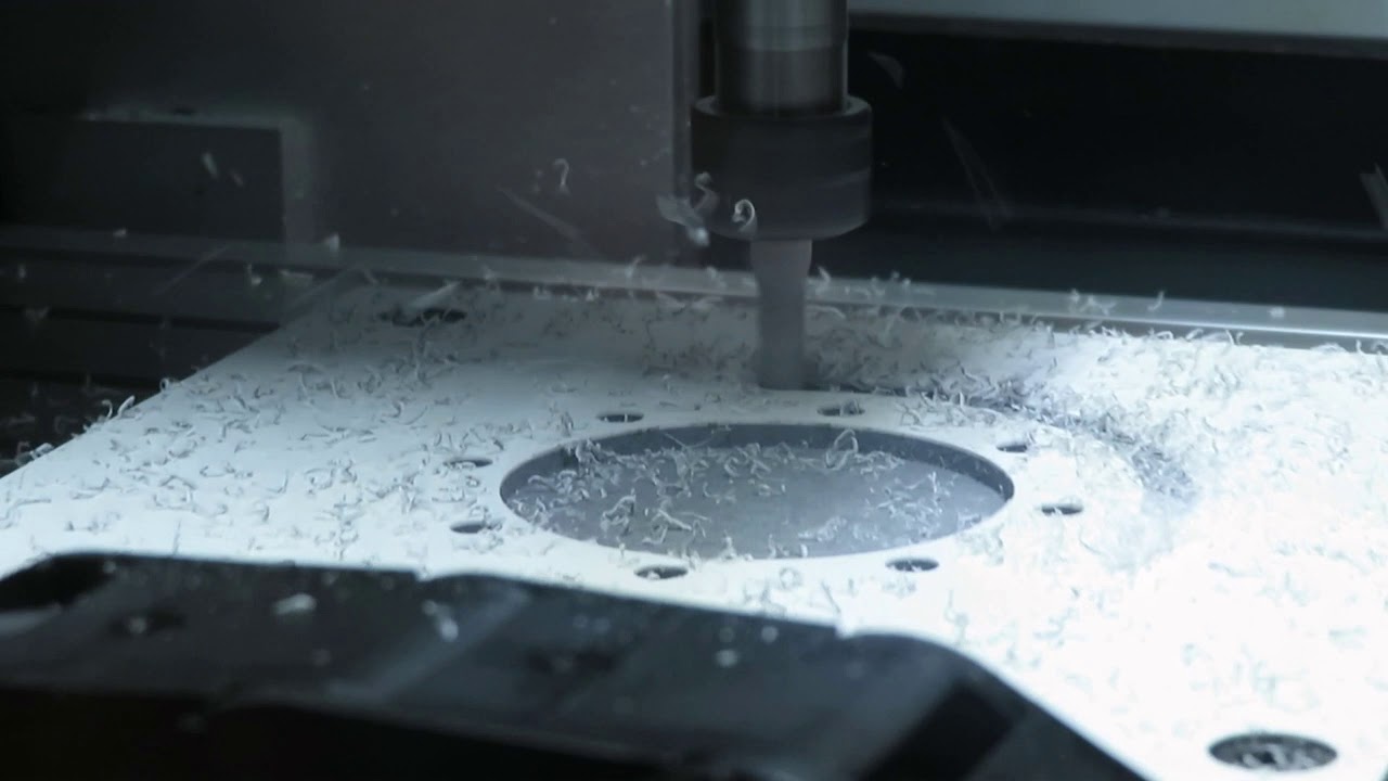 HAAS DESKTOP MILL in our workshop small video - YouTube