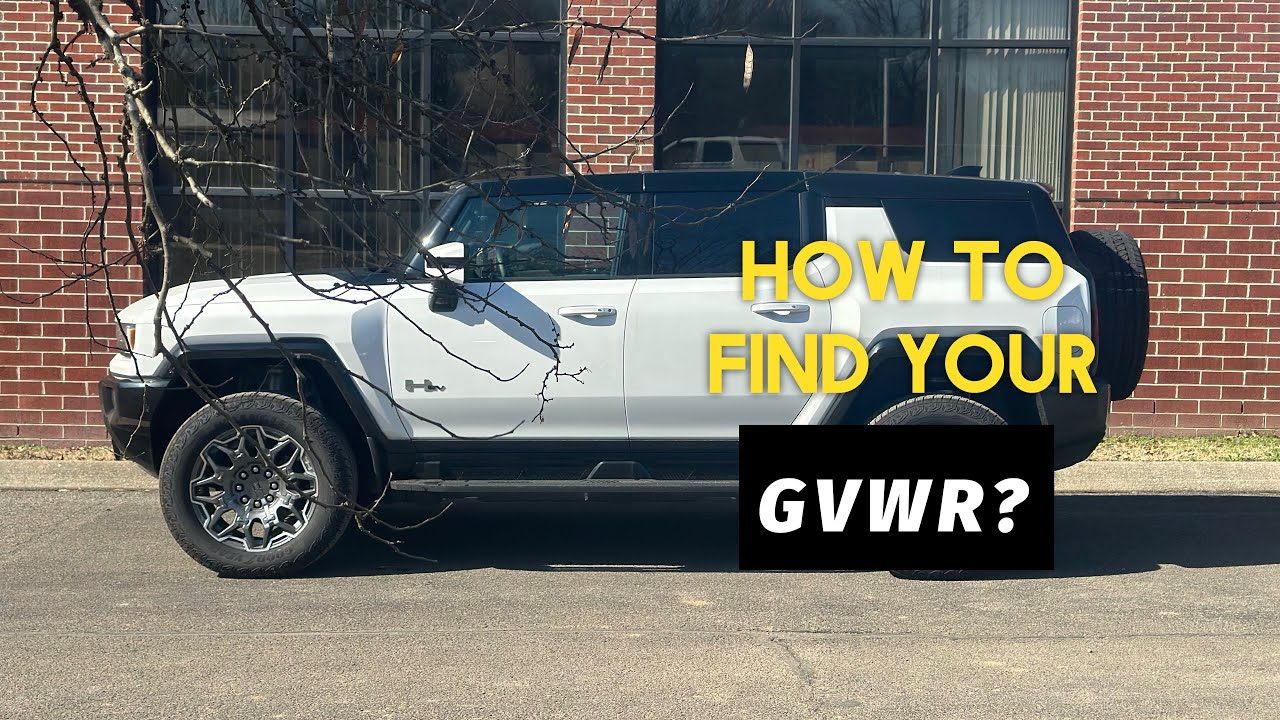 How to Find Your GVWR sticker on Your GMC Hummer EV SUV - YouTube