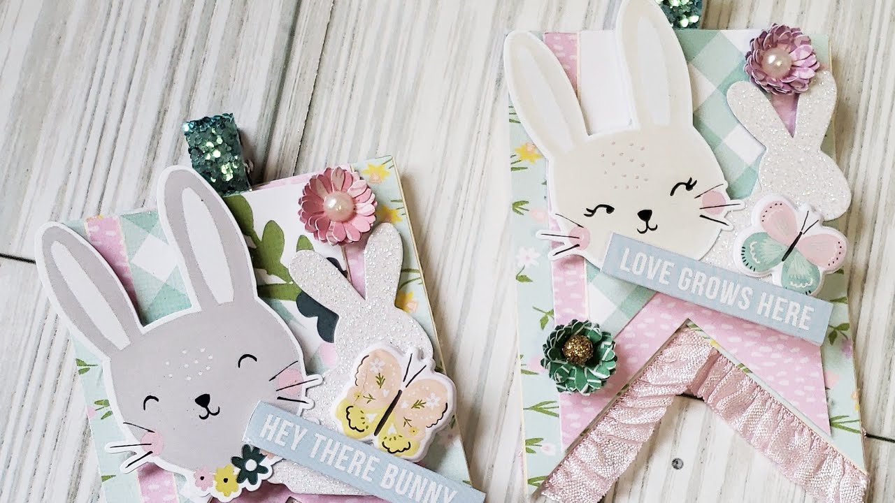 Banner Clip Embellishment Craft With Me (Craspire) - YouTube