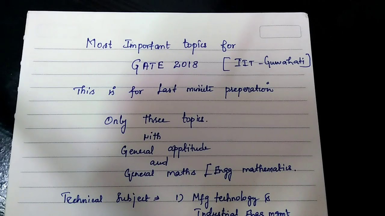 Easy way to get pass mark in gate 2020 - YouTube